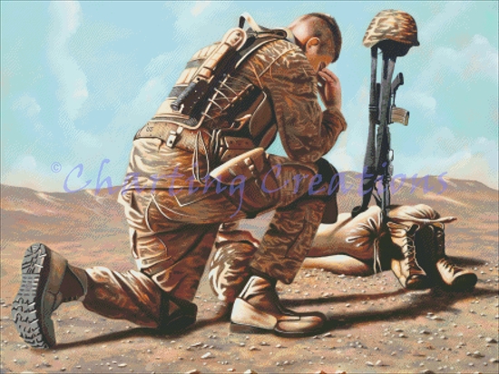 Soldier's Cross : Charting Creations | Unique Counted Cross Stitch ...