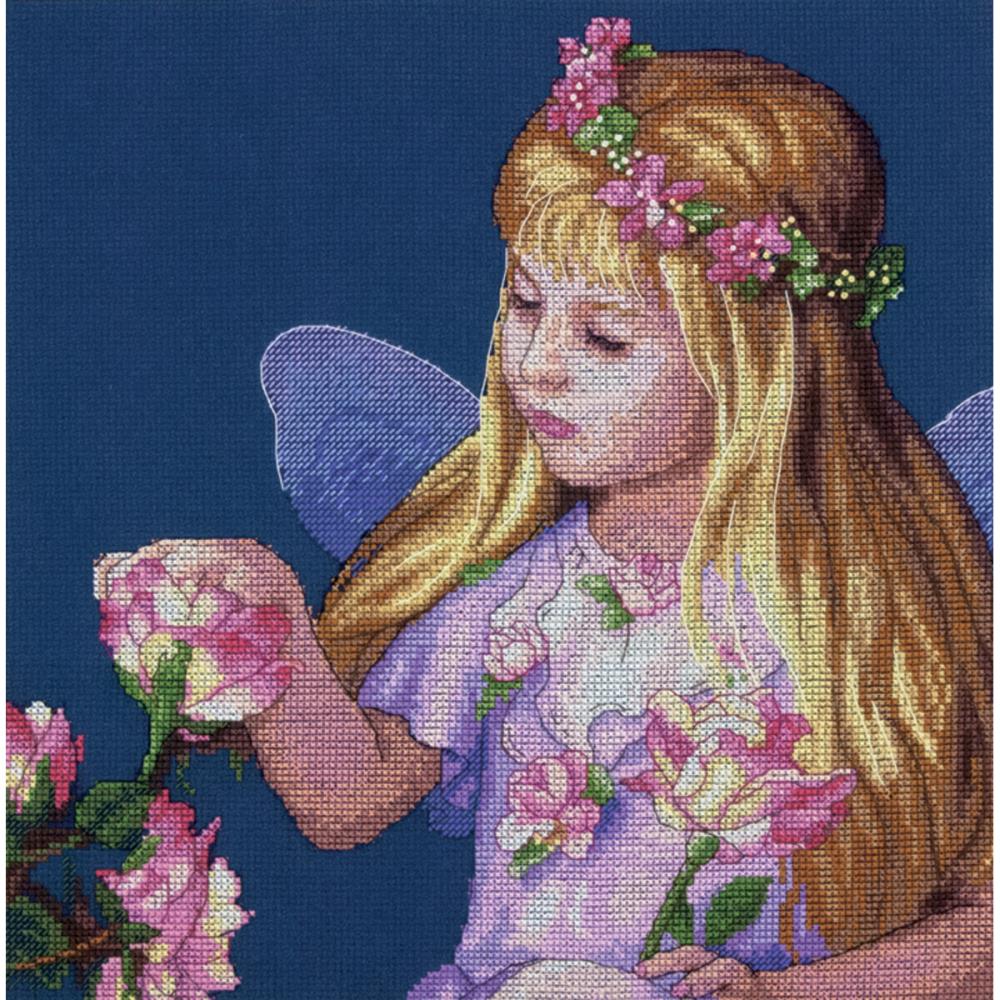 Rose Fairy Counted Cross Stitch Kit [70-35297] - $28.99 USD : Charting ...