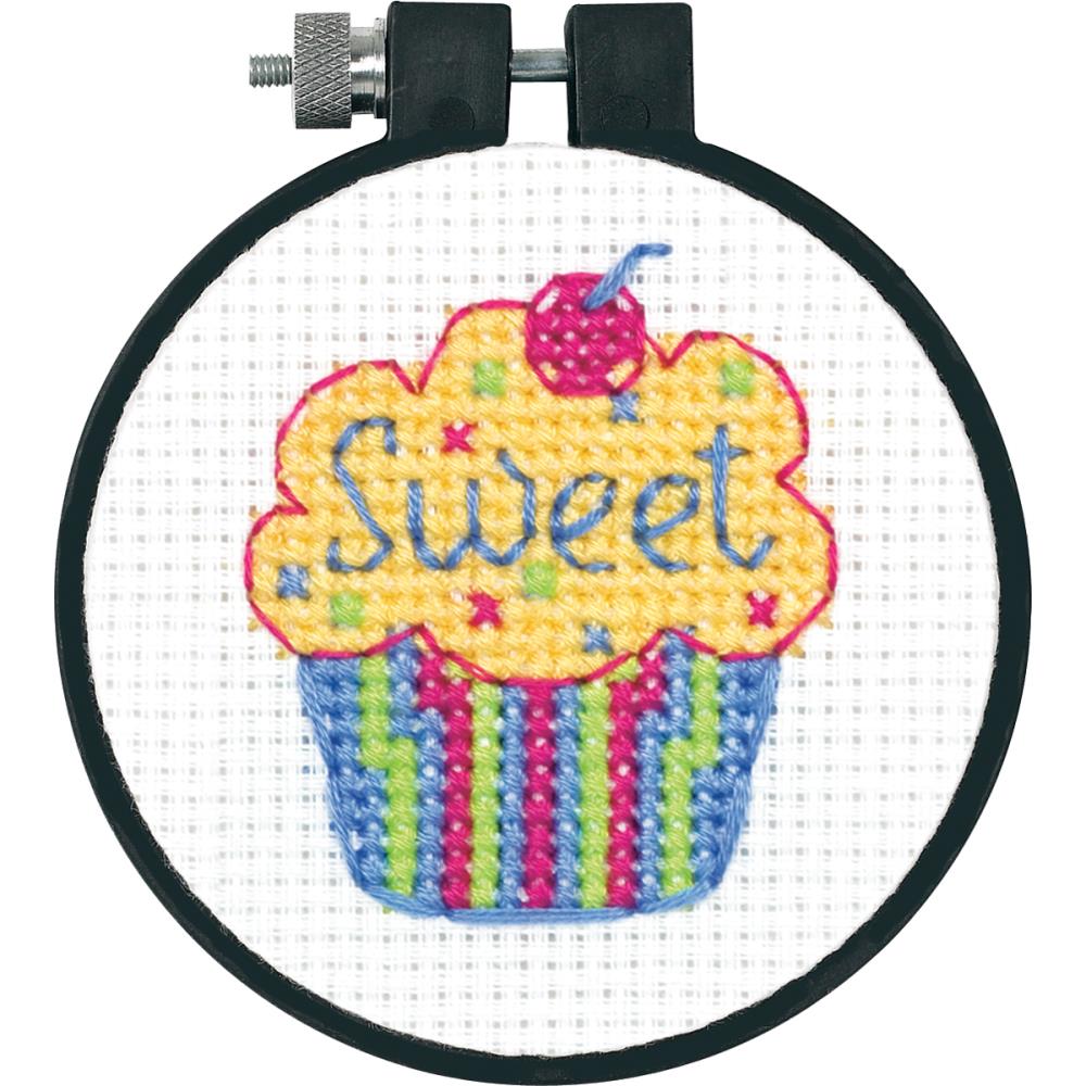 Learn A Craft Cupcake Counted Cross Stitch Kit : Charting Creations ...