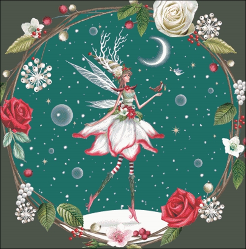 Christmas Pixie : Charting Creations | Unique Counted Cross Stitch ...